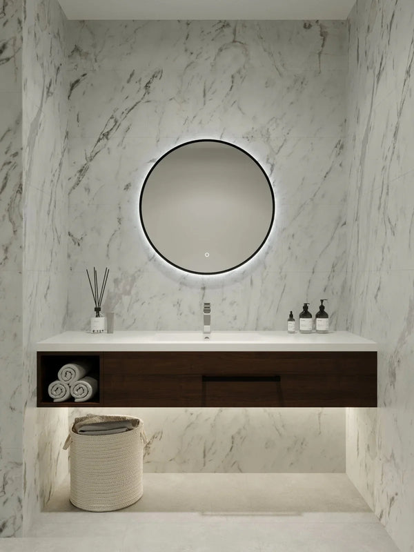 S Series Bespoke LED Mirror 800 x 800 – Elia Bathrooms